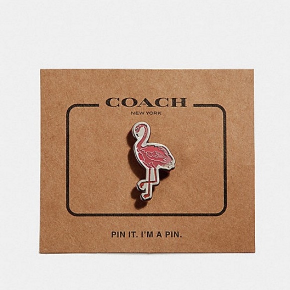 Coach | Jewelry | Coach Flamingo Pin | Poshmark